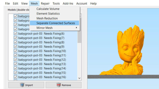 STL Repair Software for 3D Printing