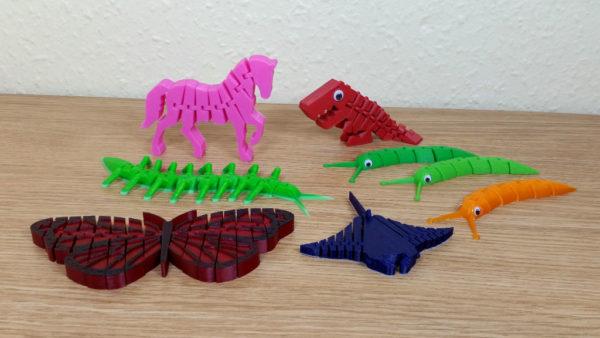 3D Printable Articulated Flexi Toy Models