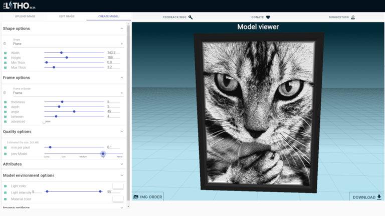 3D Printed Lithophane - Turn Your Art and Photos Into Lithophanes