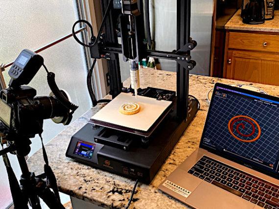 3D Printing Food with a $200 3D Printer - Paste Extruder Tool Head