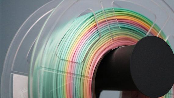 Rainbow Silk PLA Filament - 3D Printing with a Color Gradient
