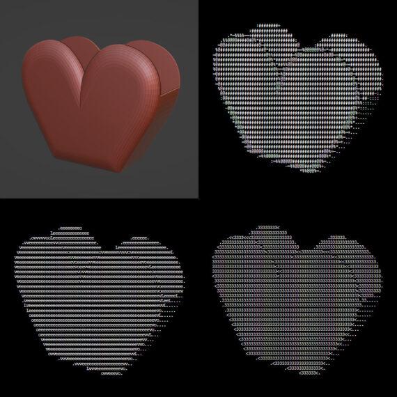 STL to ASCII Generator - Create An Art From Existing 3D Models