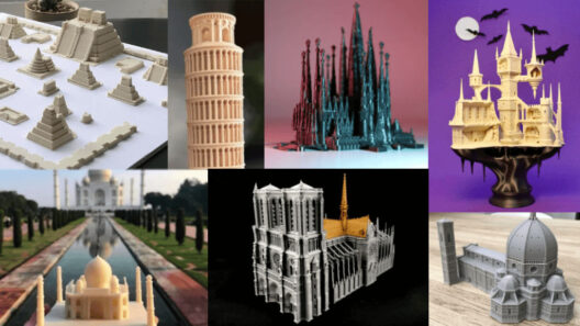 Architectural Miniatures Collection - How to Design and 3D Print