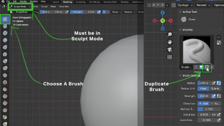 How to Create Custom Brushes in Blender Using AI Images