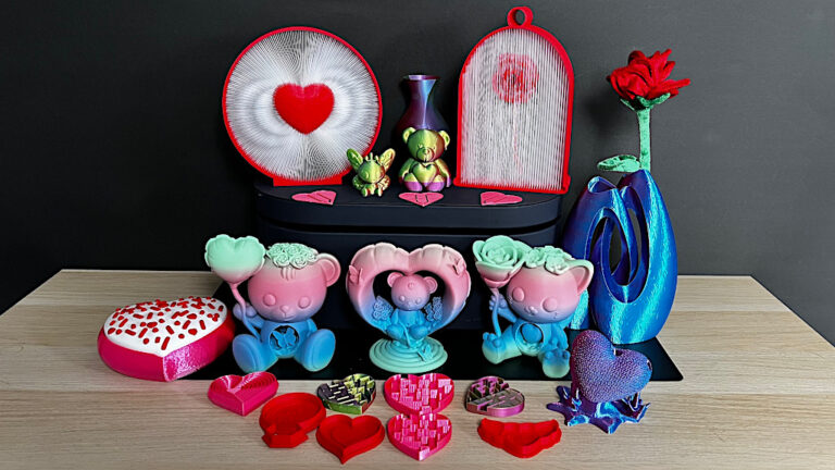 Valentine's Day 3D Print Ideas and Gifts: Decorative and Functional