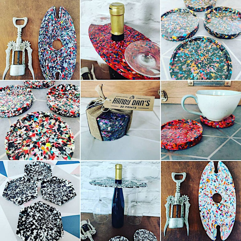 Upcycling 3D Printing Waste in Artistic and Practical Ways