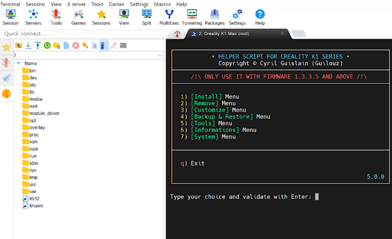 How to Root 3D Printer: Creality K1, K1 Max, K1C as an Example